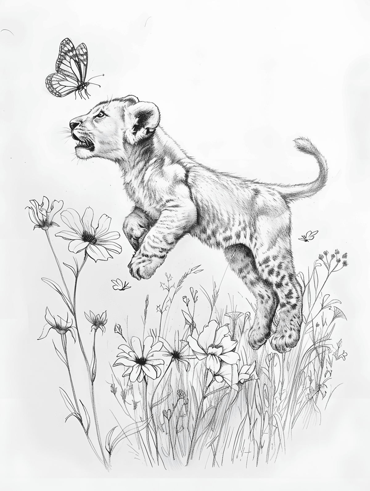 25 Majestic Lion Sketch Ideas for Wildlife Enthusiasts - Brighter Craft