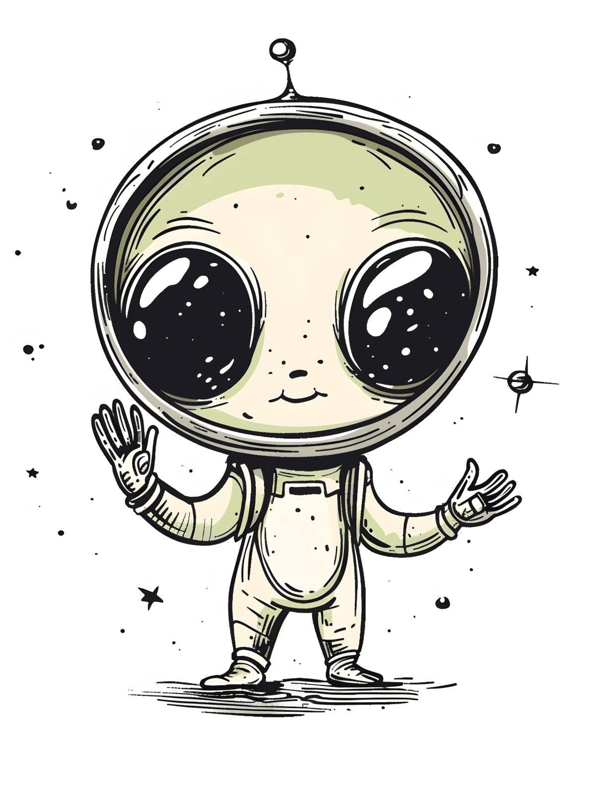 30 Fun and Easy Alien Doodle Ideas for Sci-Fi Fans - Brighter Craft