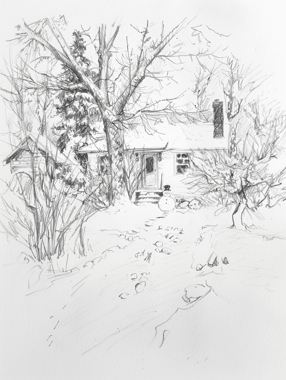 20 Charming Cottage Sketches for Cozy Vibes - Brighter Craft