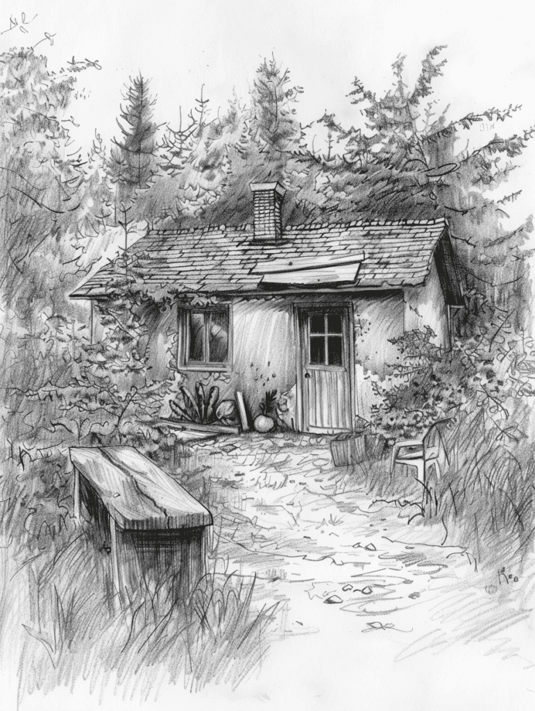 20 Charming Cottage Sketches for Cozy Vibes - Brighter Craft