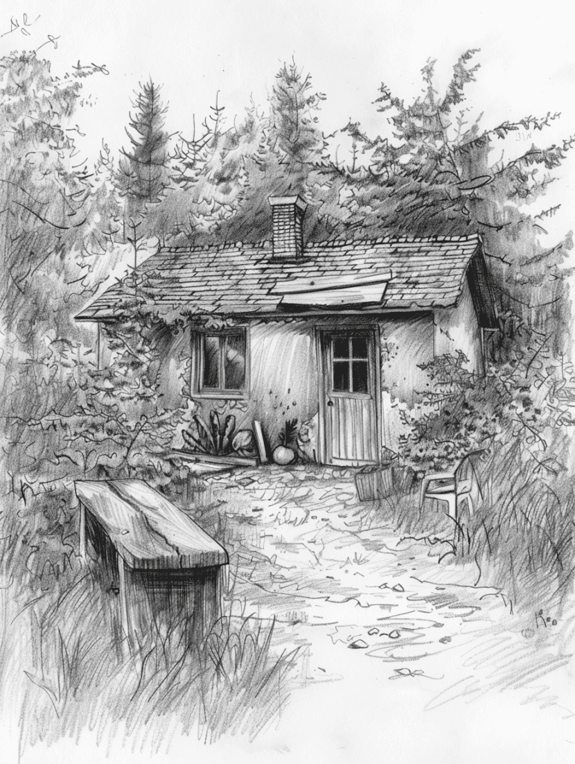 20 Charming Cottage Sketches for Cozy Vibes - Brighter Craft