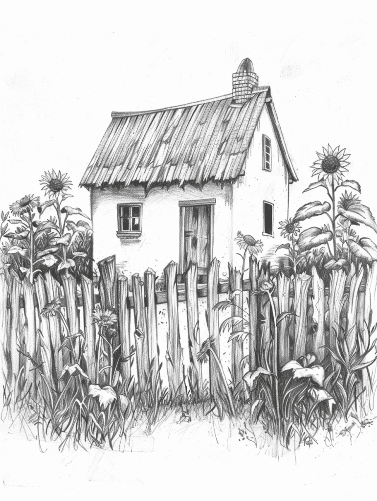 20 Charming Cottage Sketches for Cozy Vibes - Brighter Craft