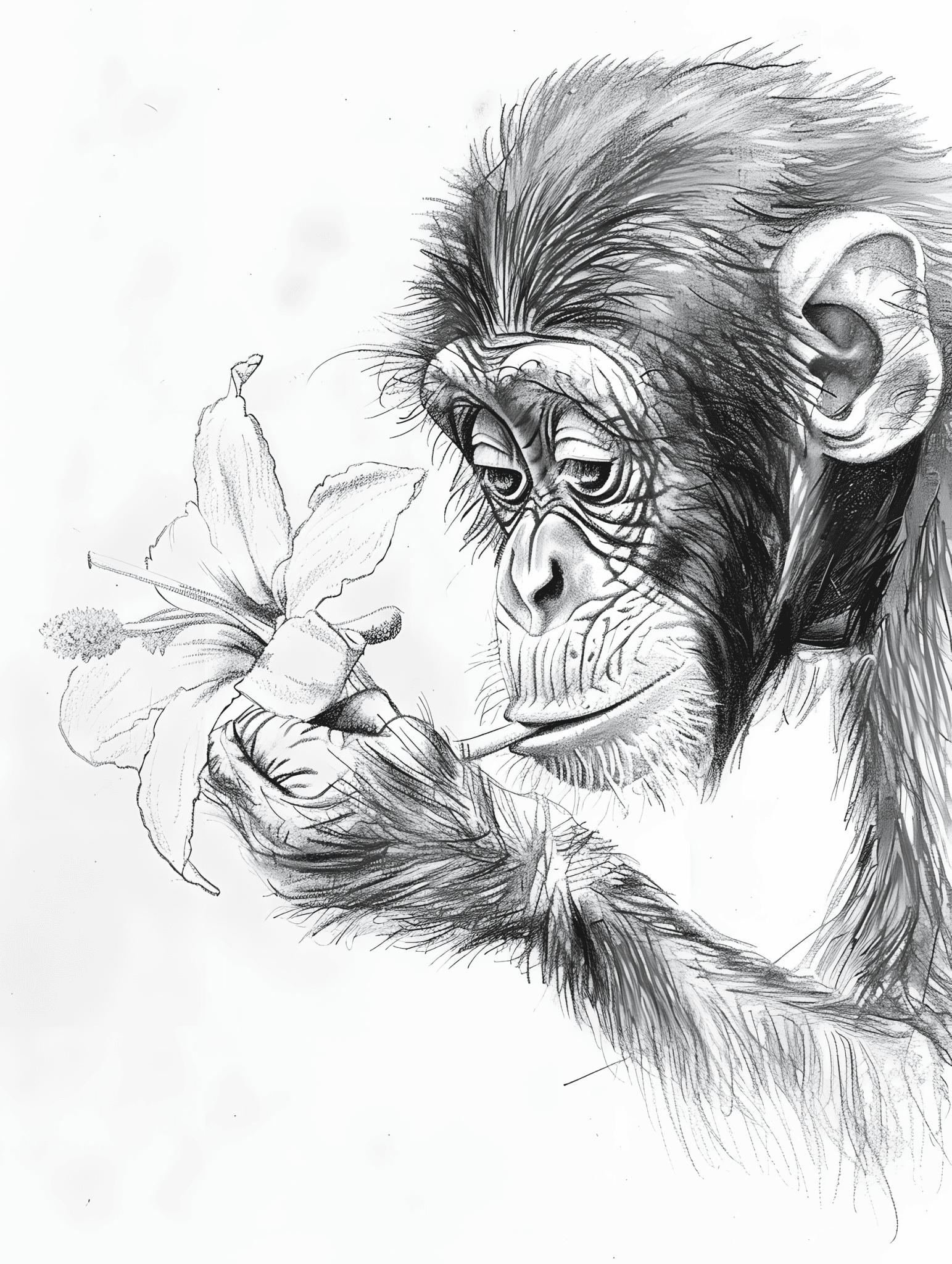 25 Playful Monkey Sketches for Jungle-Themed Art Projects - Brighter ...