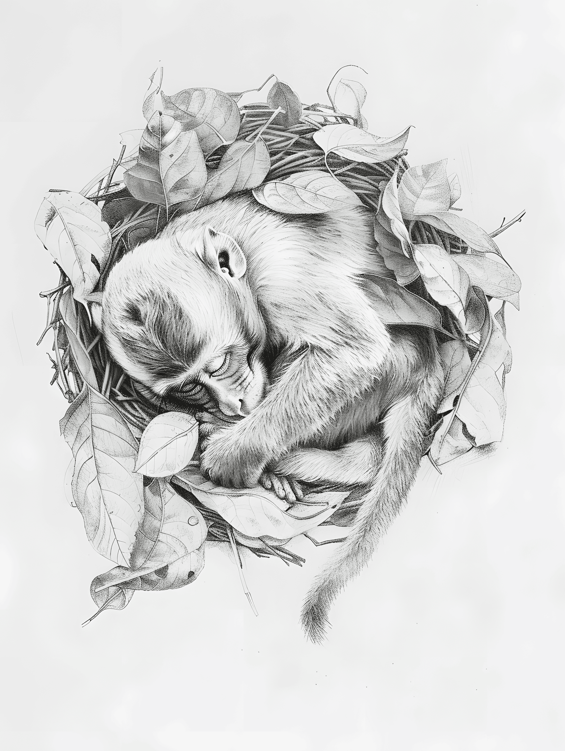 25 Playful Monkey Sketches for Jungle-Themed Art Projects - Brighter ...