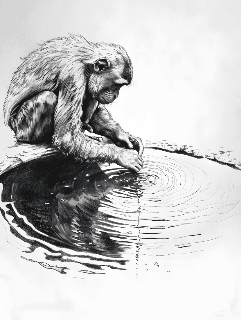 25 Playful Monkey Sketches for Jungle-Themed Art Projects - Brighter ...
