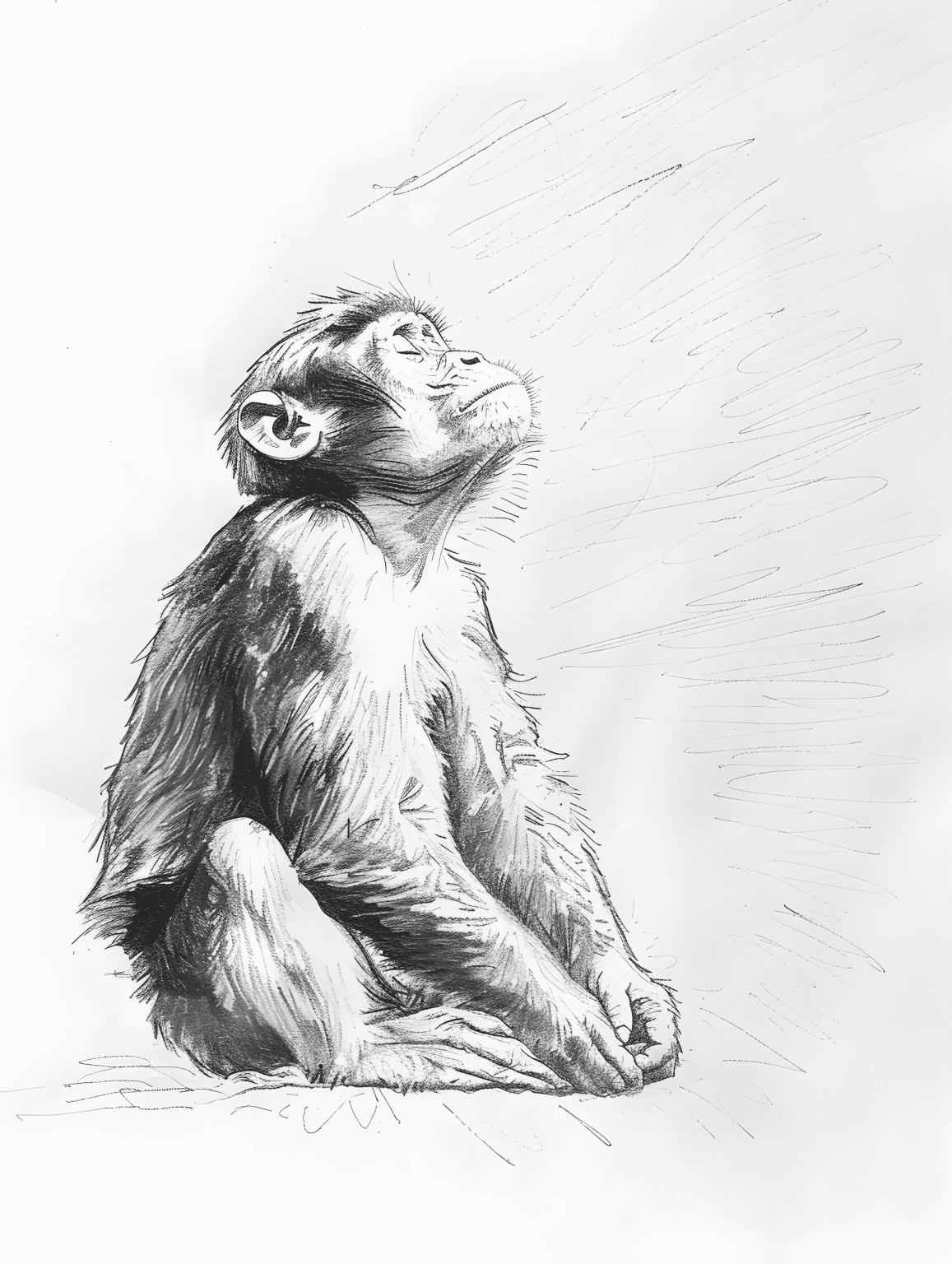 25 Playful Monkey Sketches for Jungle-Themed Art Projects - Brighter ...