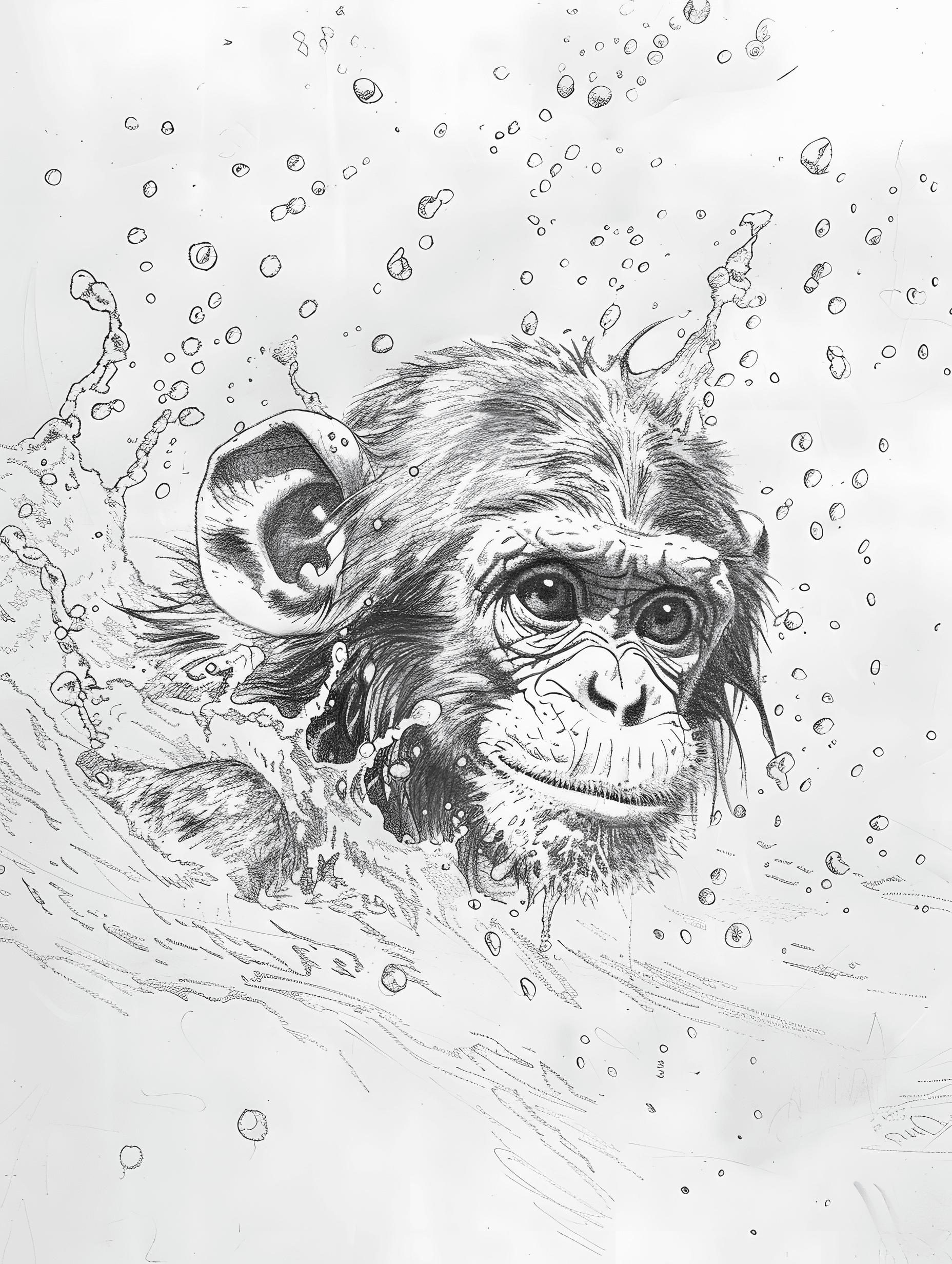 25 Playful Monkey Sketches for Jungle-Themed Art Projects - Brighter ...