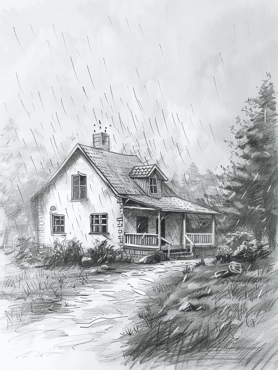 20 Charming Cottage Sketches for Cozy Vibes - Brighter Craft