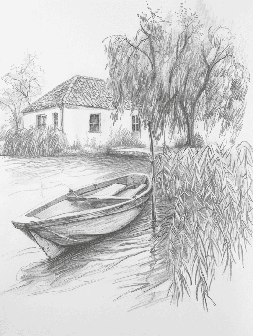 20 Charming Cottage Sketches for Cozy Vibes - Brighter Craft