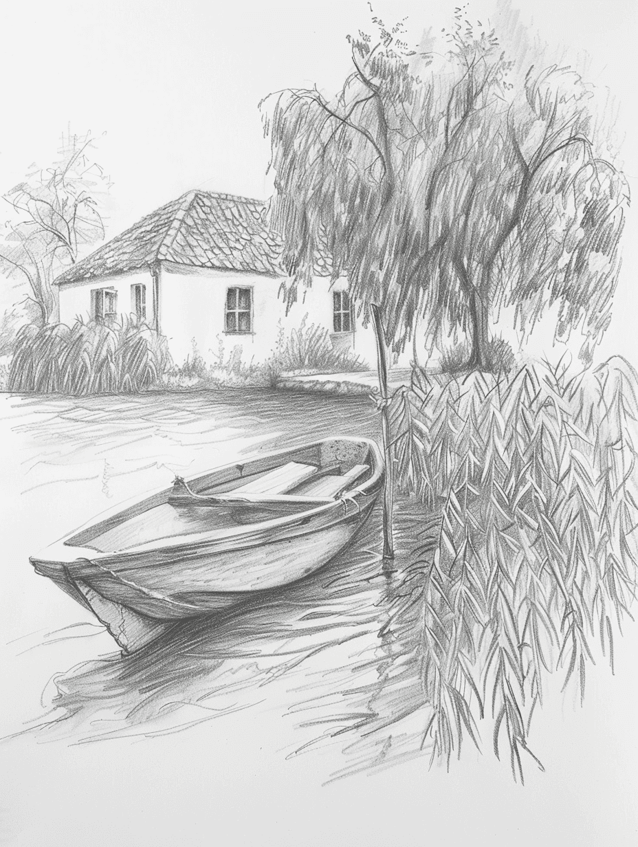 20 Charming Cottage Sketches for Cozy Vibes - Brighter Craft