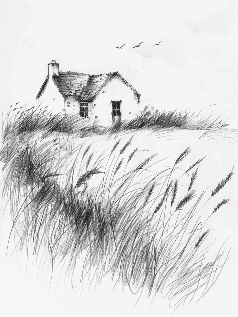 20 Charming Cottage Sketches for Cozy Vibes - Brighter Craft