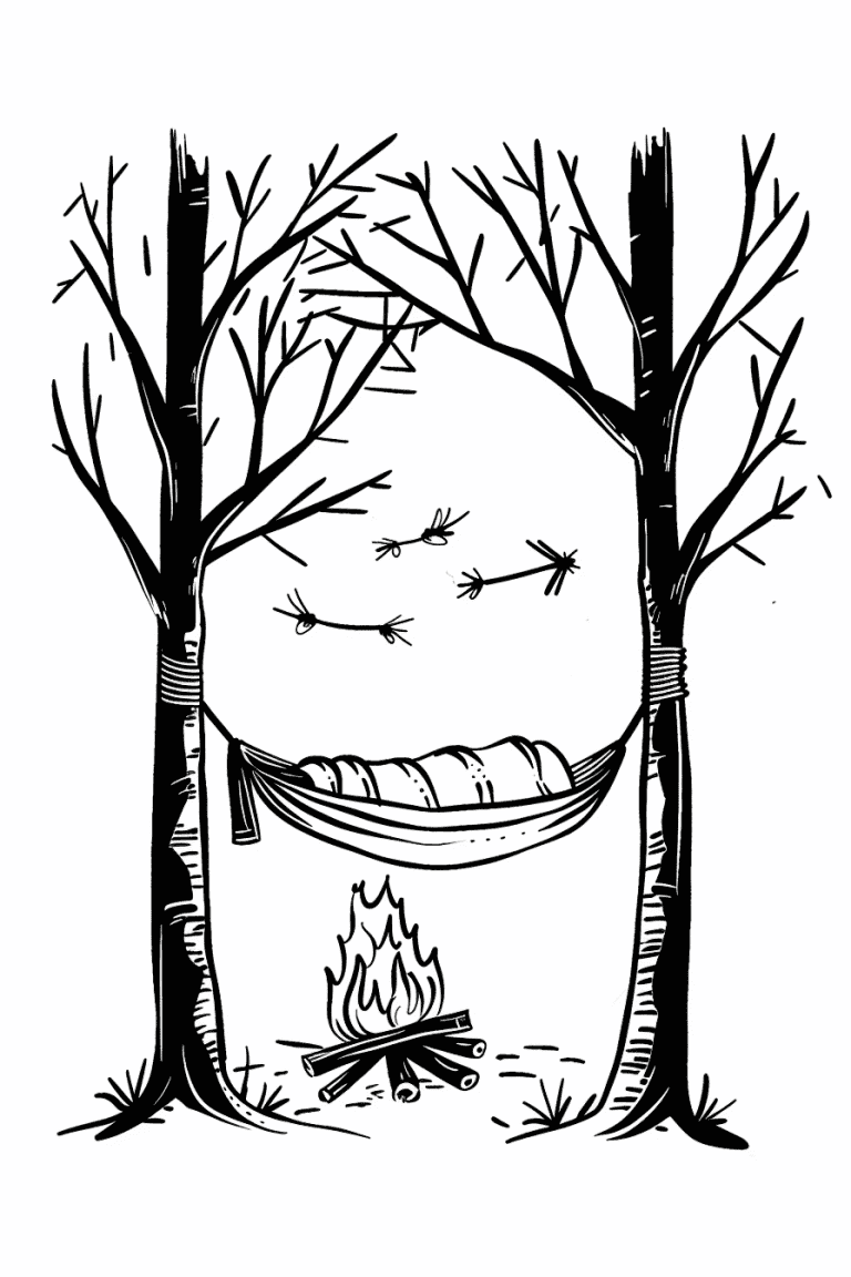 25 Cozy Campfire Doodles for Autumn-Themed Art Projects - Brighter Craft