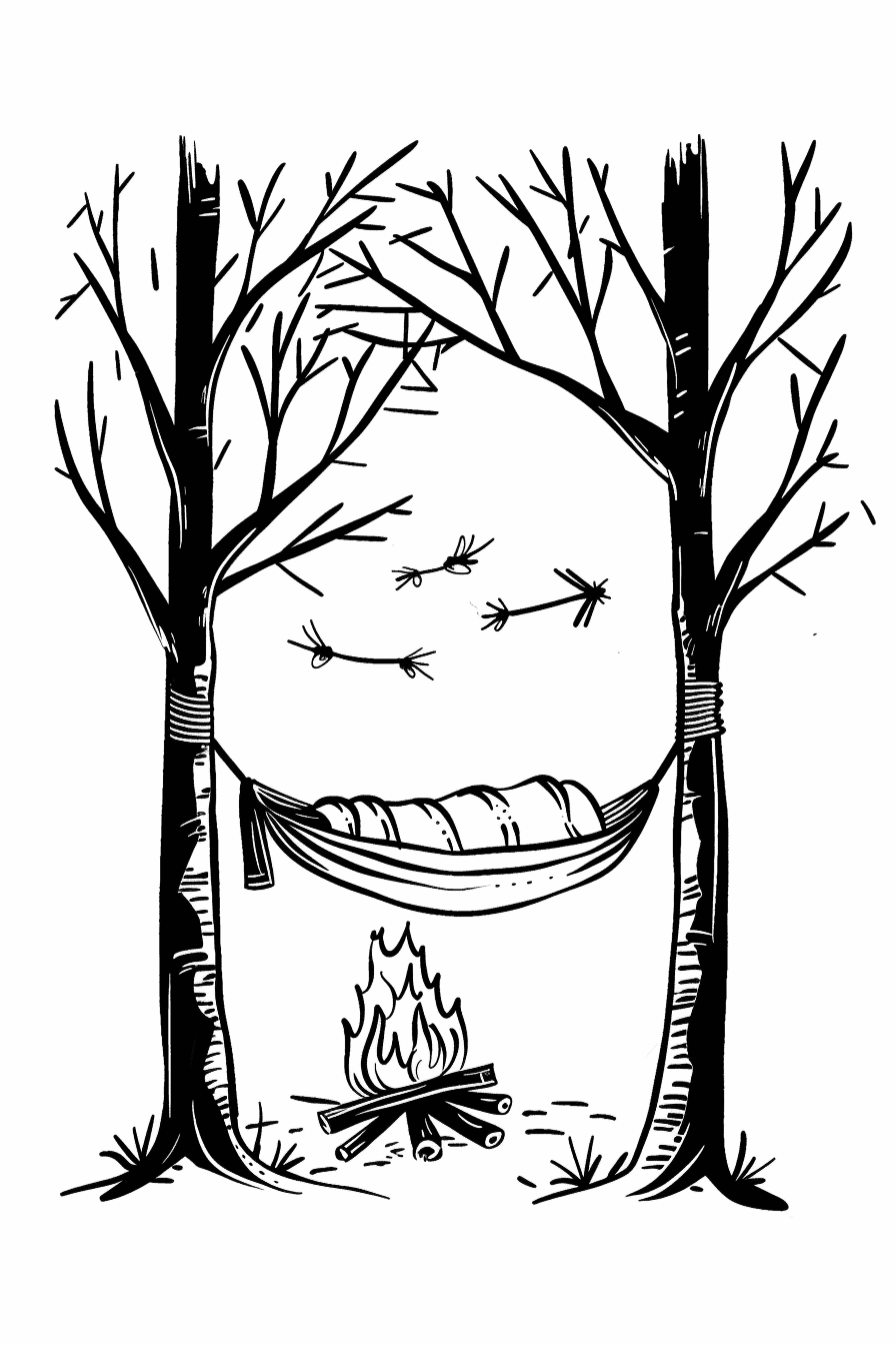 25 Cozy Campfire Doodles for Autumn-Themed Art Projects - Brighter Craft