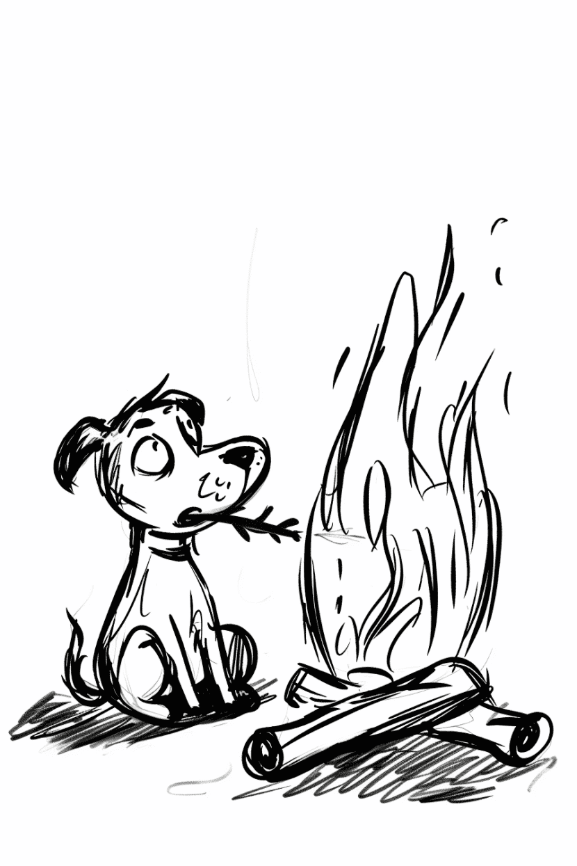 25 Cozy Campfire Doodles for Autumn-Themed Art Projects - Brighter Craft