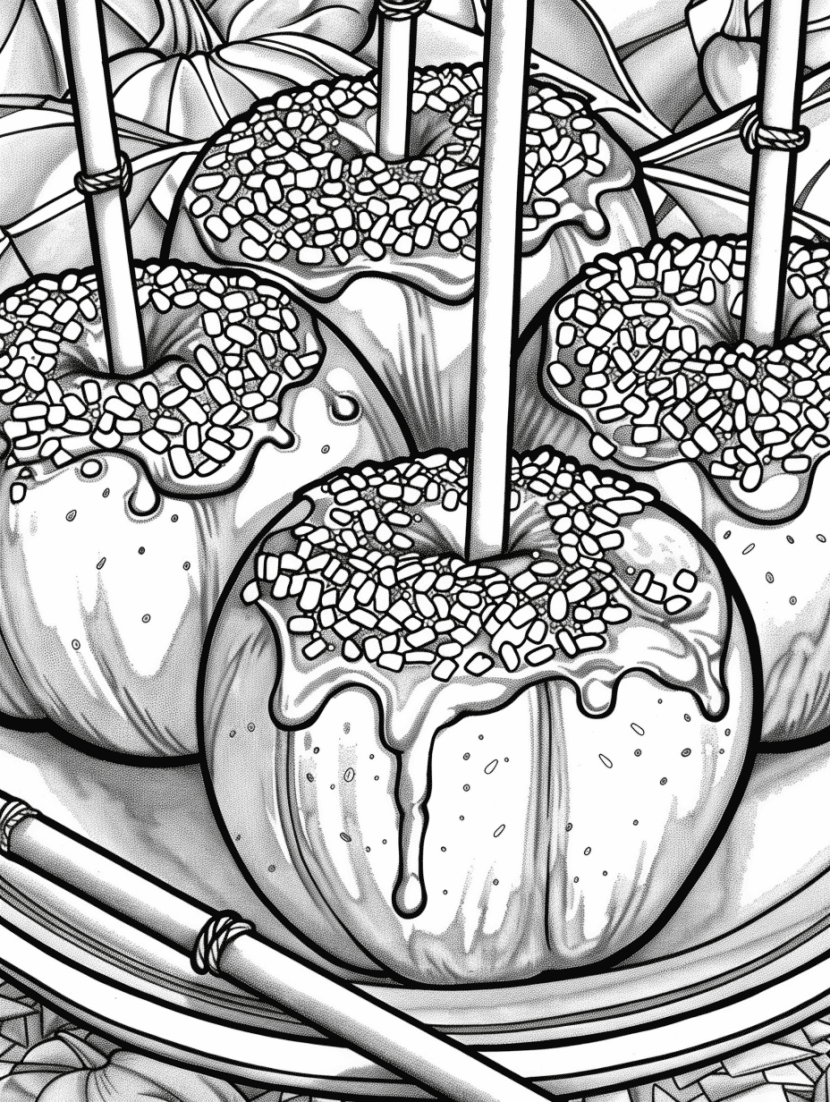 30 Whimsical Autumn Baking Coloring Pages for Creative Fall Fun ...