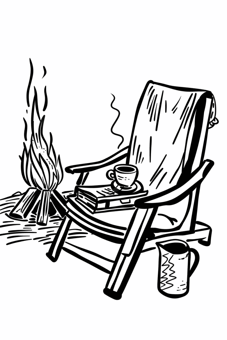 25 Cozy Campfire Doodles for Autumn-Themed Art Projects - Brighter Craft