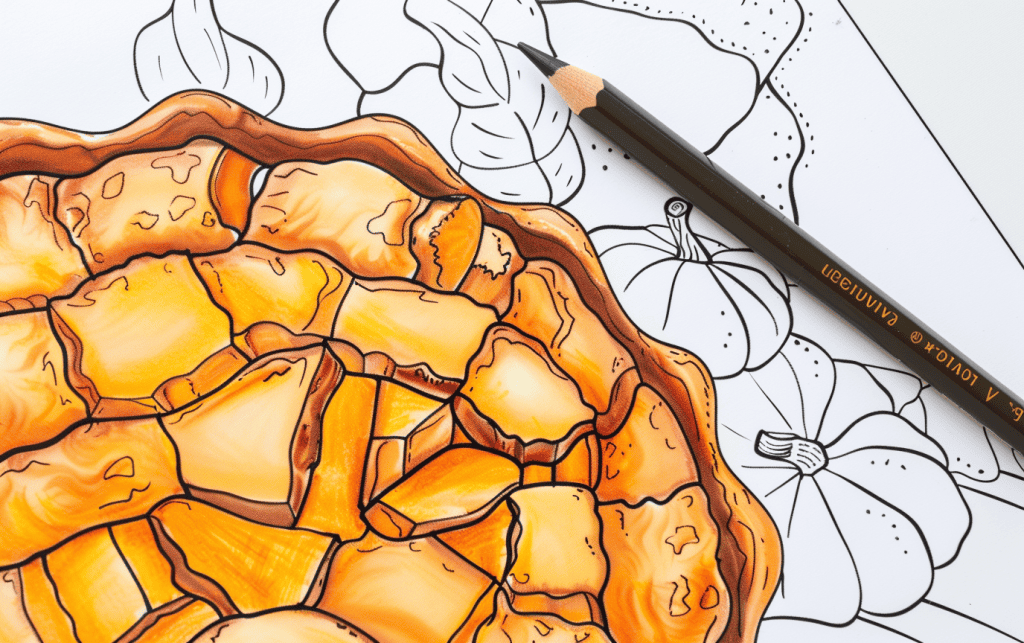 30 Whimsical Autumn Baking Coloring Pages for Creative Fall Fun ...