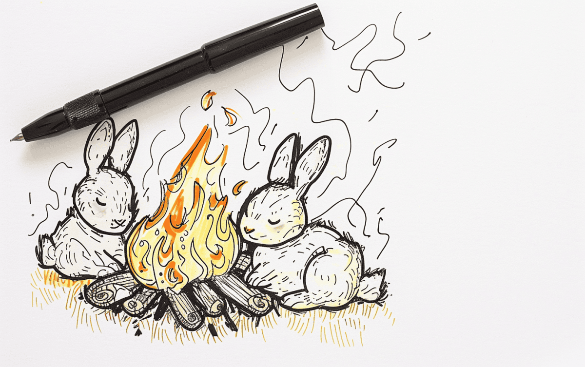 25 Cozy Campfire Doodles for Autumn-Themed Art Projects - Brighter Craft