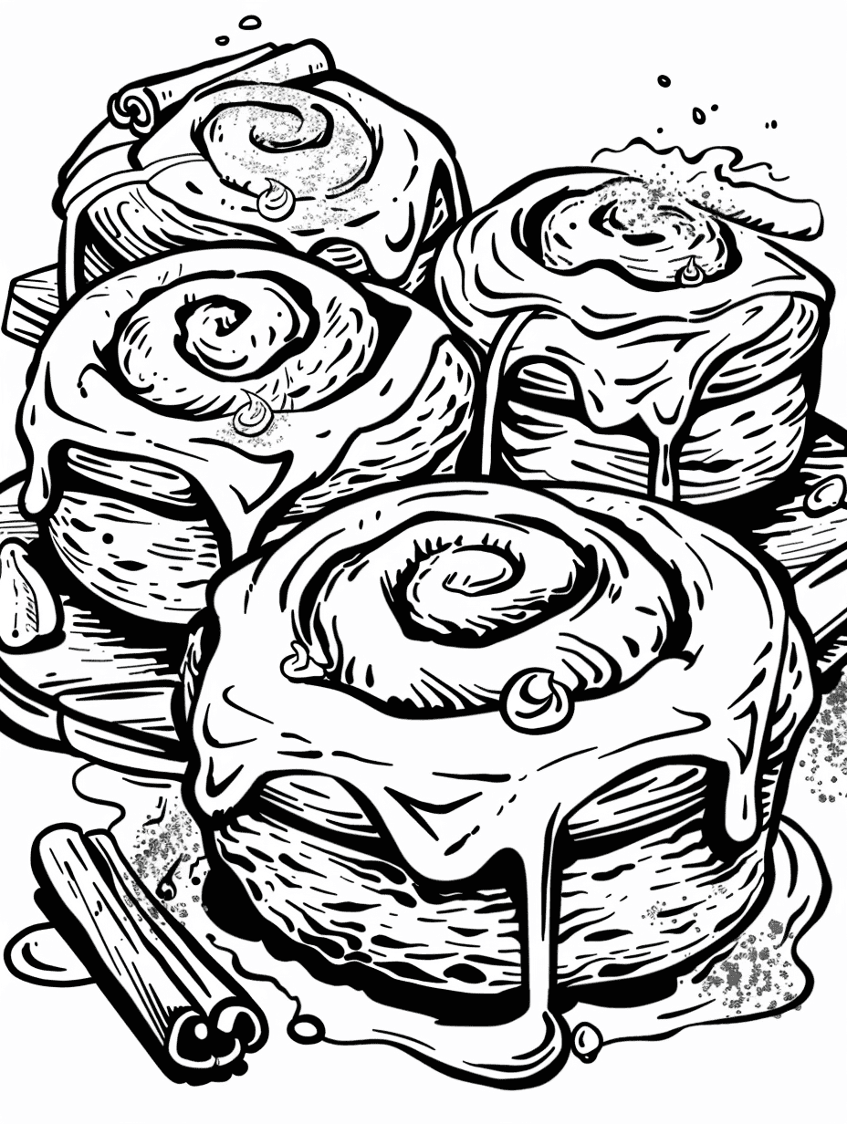 30 Whimsical Autumn Baking Coloring Pages for Creative Fall Fun ...