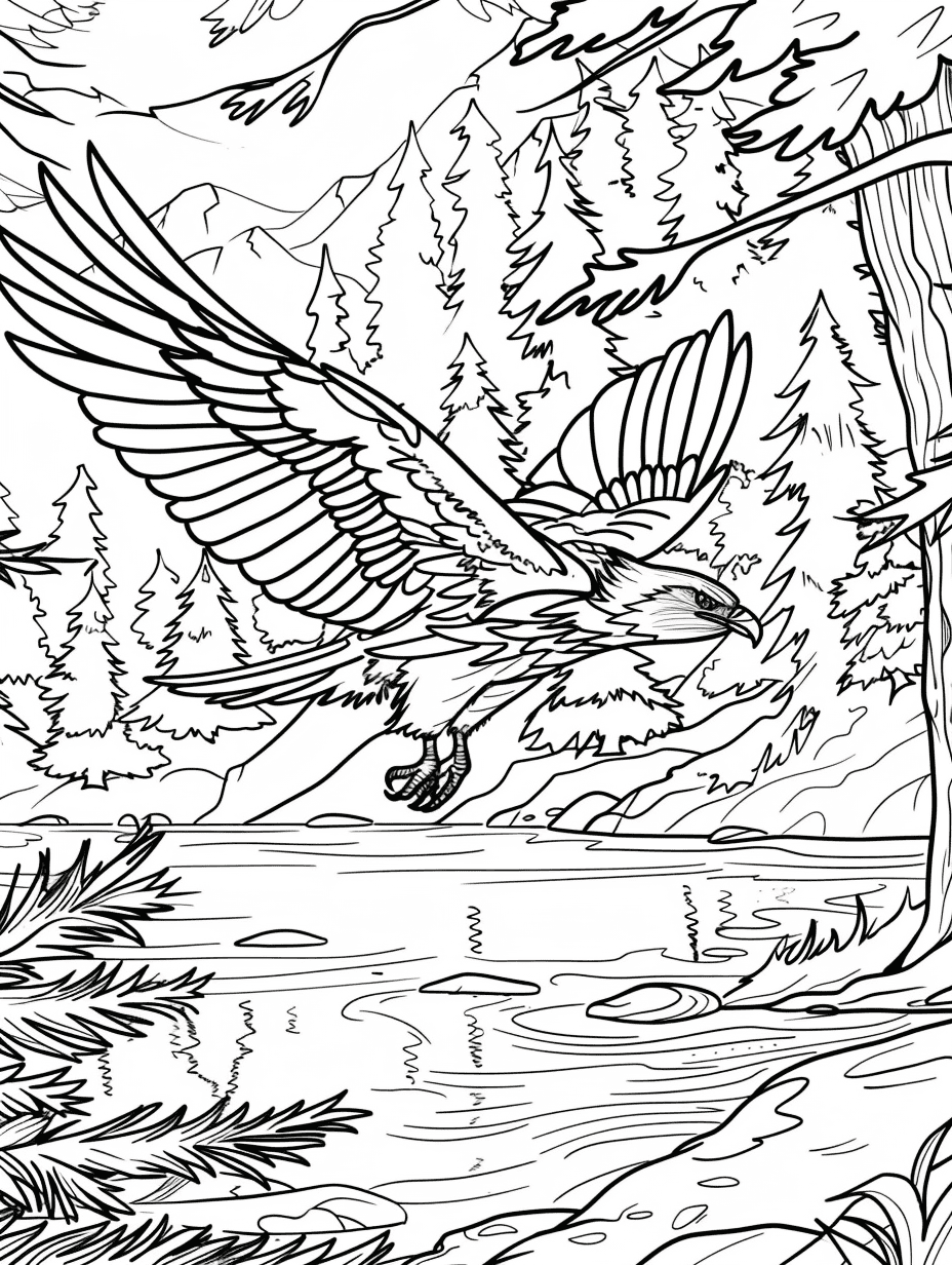 30 Majestic Eagle Coloring Pages for Nature Enthusiasts - Brighter Craft