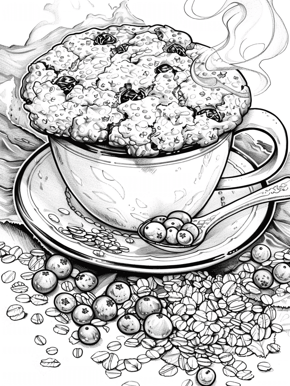 30 Whimsical Autumn Baking Coloring Pages for Creative Fall Fun ...