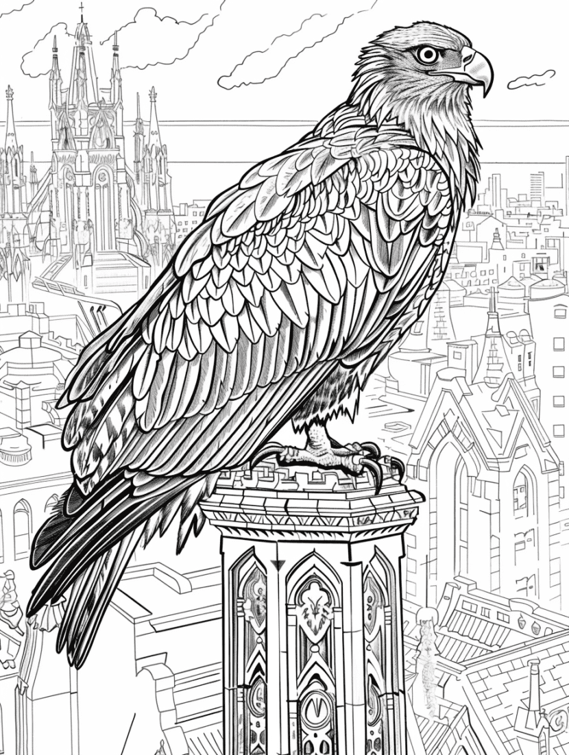 30 Majestic Eagle Coloring Pages for Nature Enthusiasts - Brighter Craft
