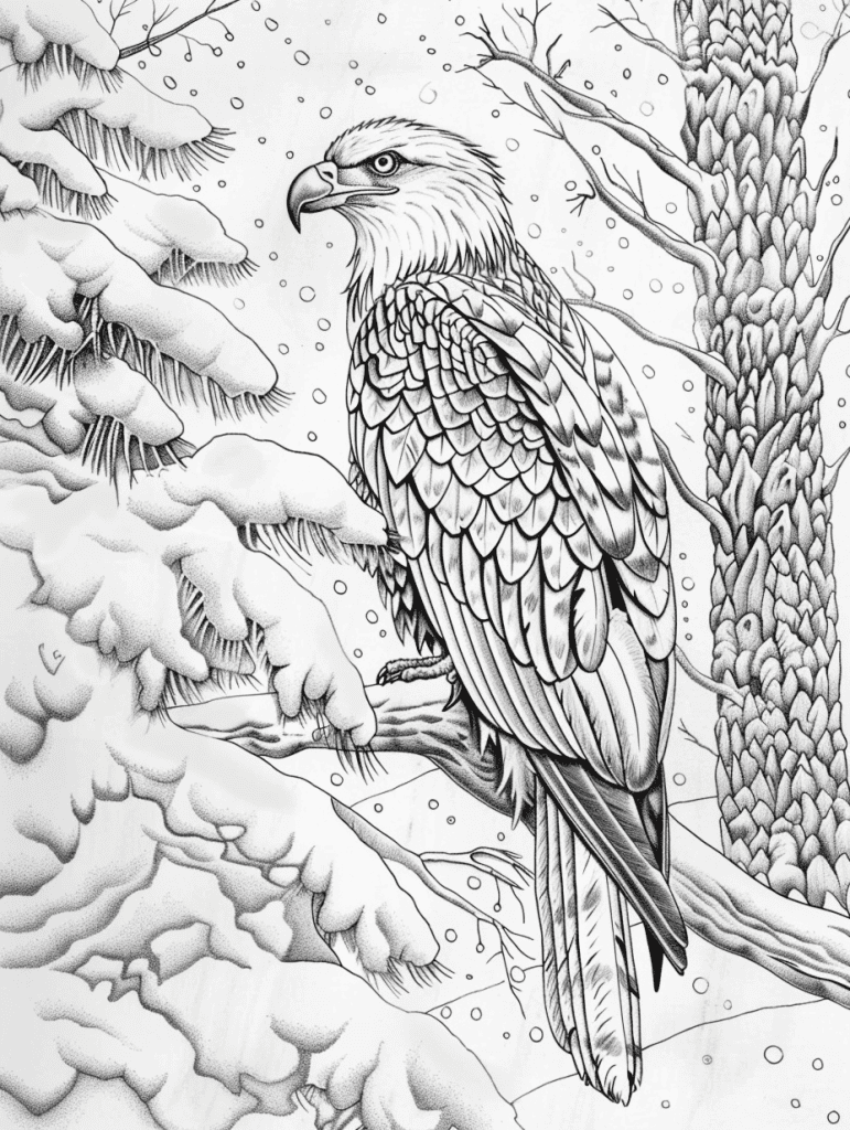 30 Majestic Eagle Coloring Pages for Nature Enthusiasts - Brighter Craft