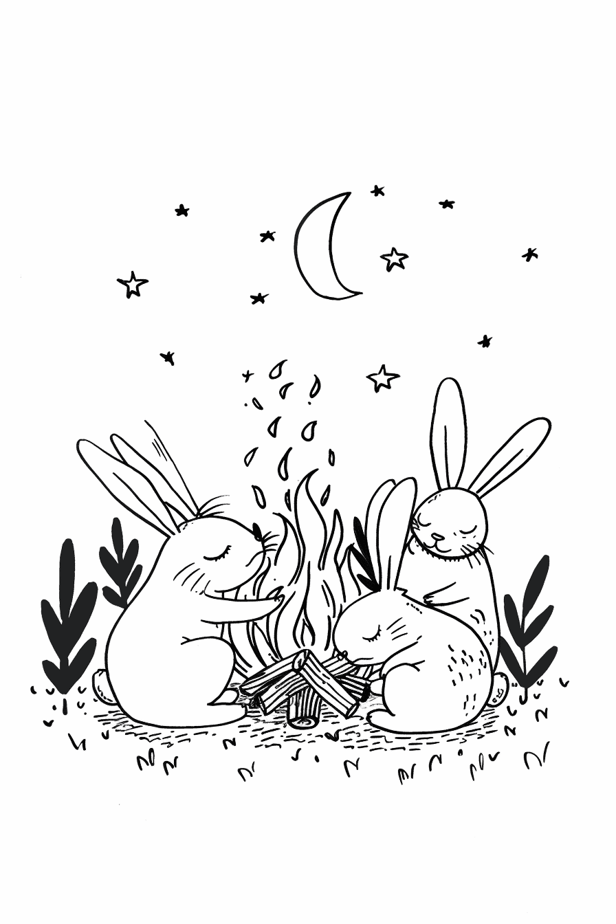 25 Cozy Campfire Doodles for Autumn-Themed Art Projects - Brighter Craft