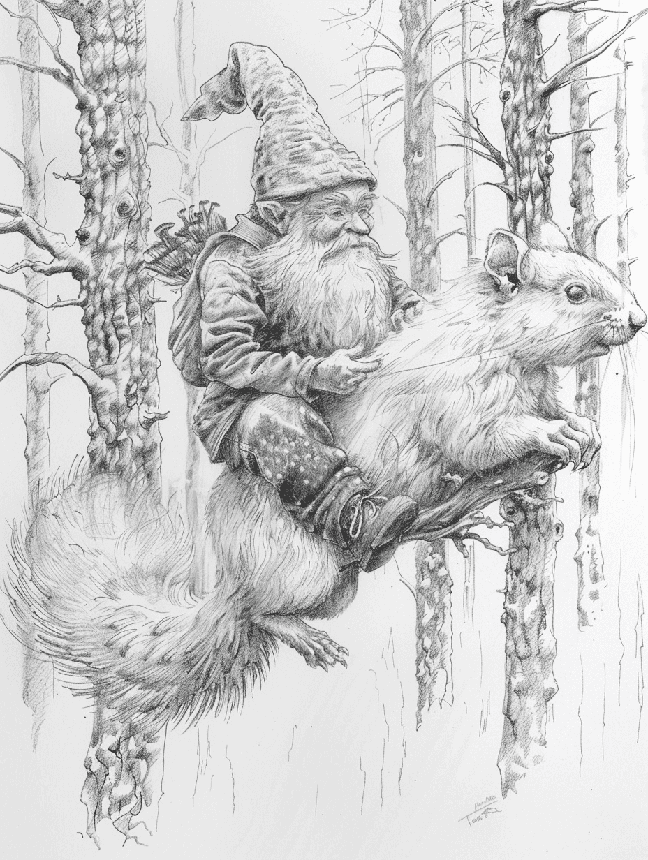 35 Whimsical Gnome Drawing Ideas for Fairy Garden Inspiration ...