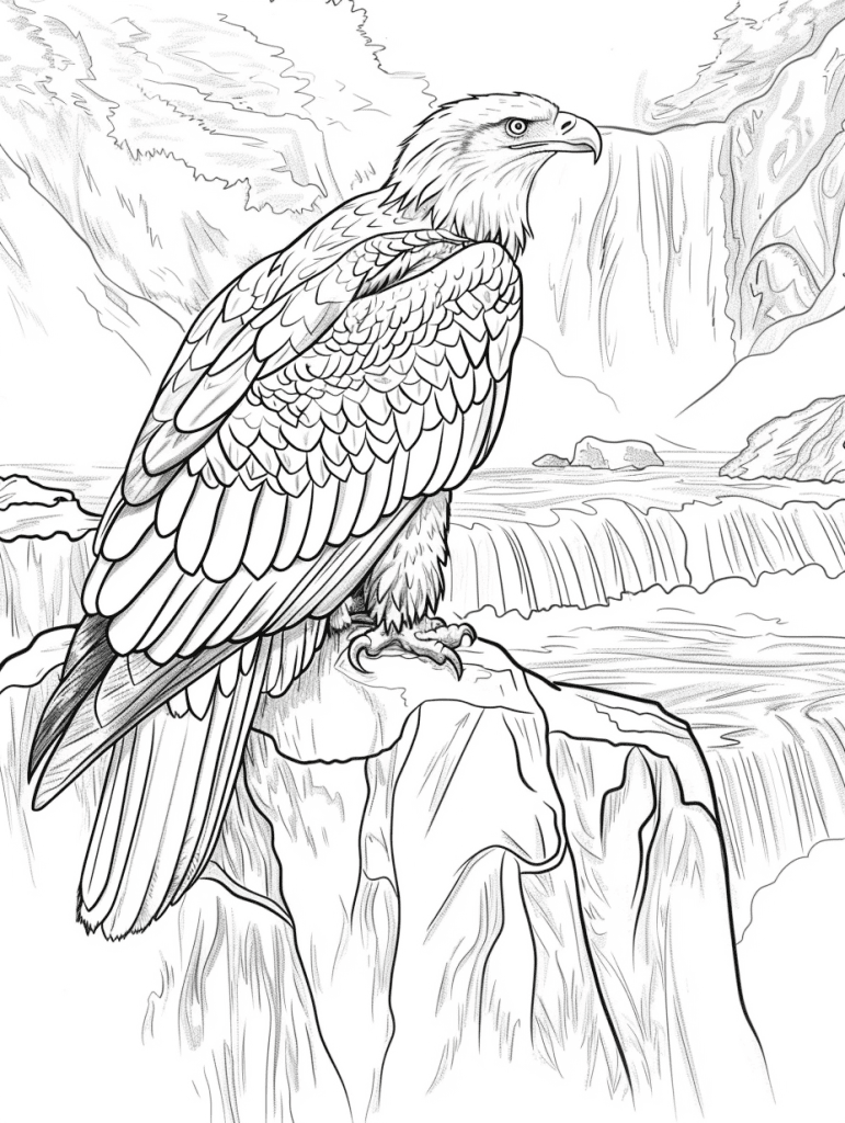 30 Majestic Eagle Coloring Pages for Nature Enthusiasts - Brighter Craft