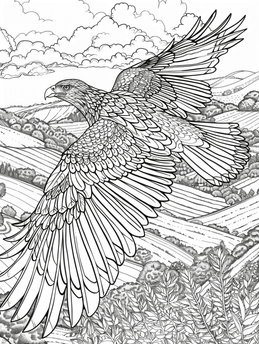 30 Majestic Eagle Coloring Pages for Nature Enthusiasts - Brighter Craft