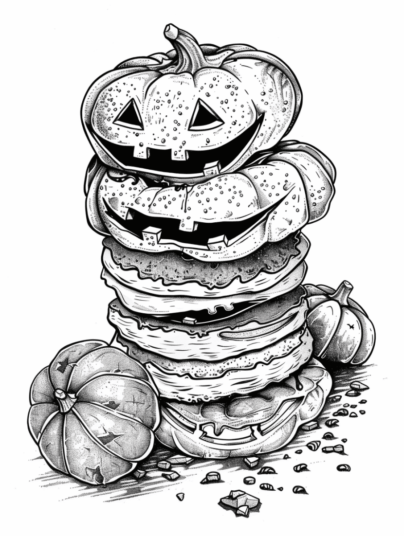 30 Whimsical Autumn Baking Coloring Pages for Creative Fall Fun ...
