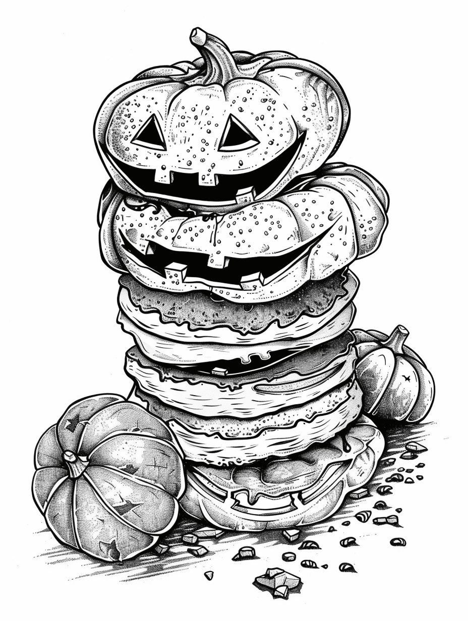 30 Whimsical Autumn Baking Coloring Pages for Creative Fall Fun ...