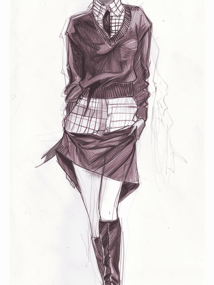 30 Cozy Fall Outfit Sketch Ideas for the Perfect Autumn Wardrobe ...