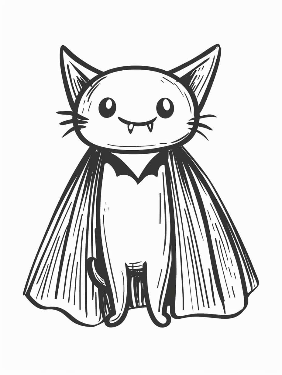 30 Cute and Spooky Ghost Cat Doodles to Draw This Halloween - Brighter ...