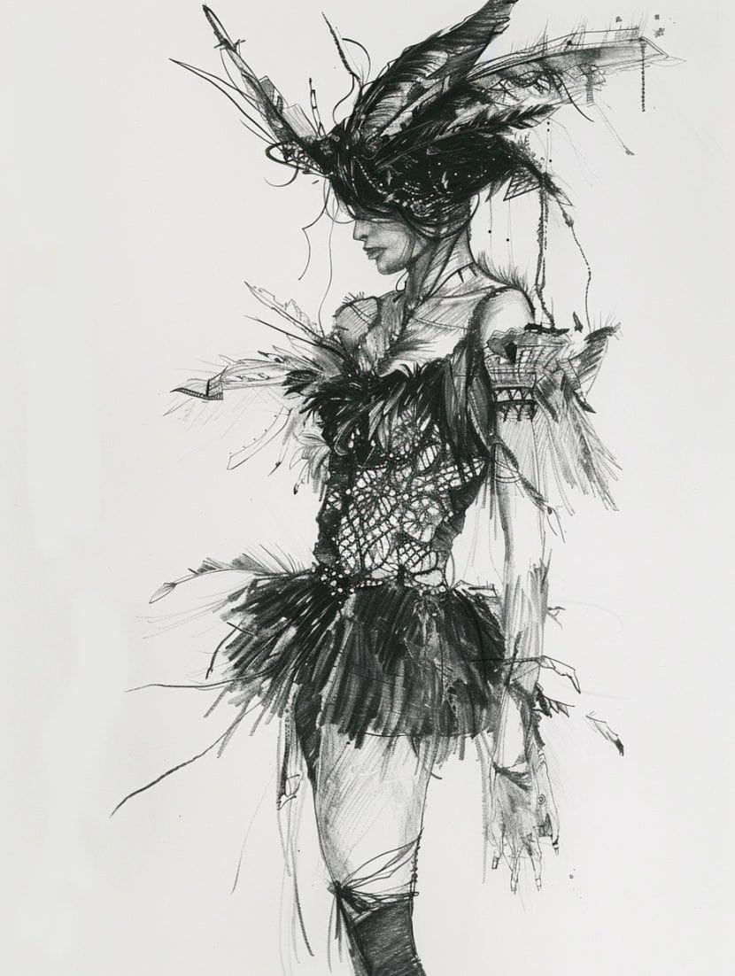 25 Costume Sketch Ideas for a Magical Halloween - Brighter Craft