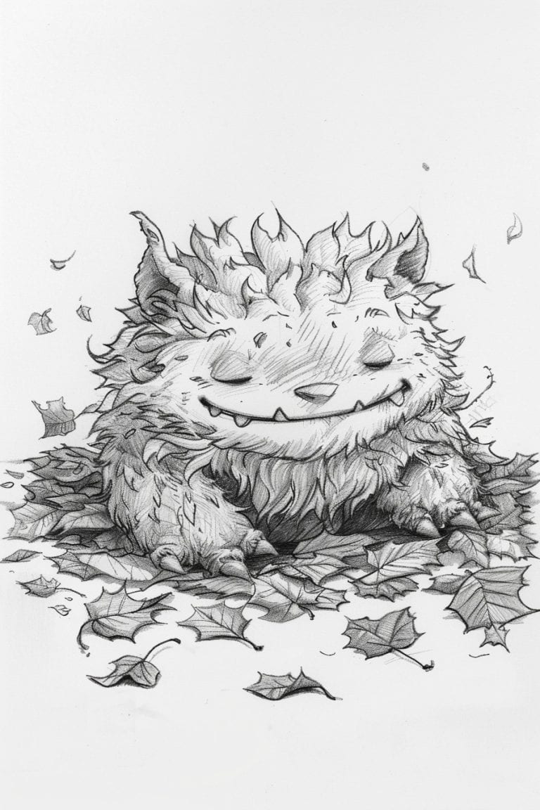 20 Adorable Monsters to Sketch This Halloween - Brighter Craft
