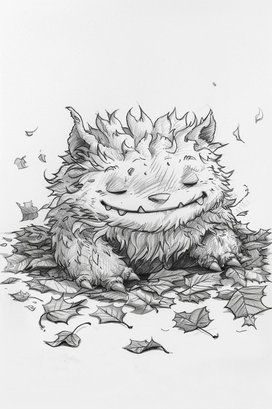 20 Adorable Monsters to Sketch This Halloween - Brighter Craft