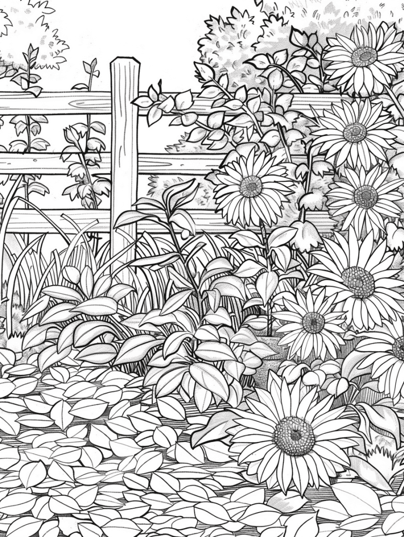 25 Relaxing Autumn Coloring Pages for Stress Relief - Brighter Craft
