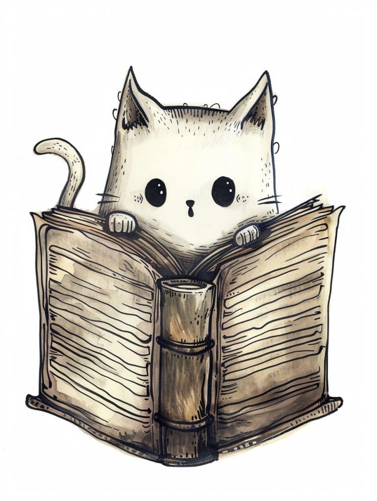 30 Cute and Spooky Ghost Cat Doodles to Draw This Halloween - Brighter ...