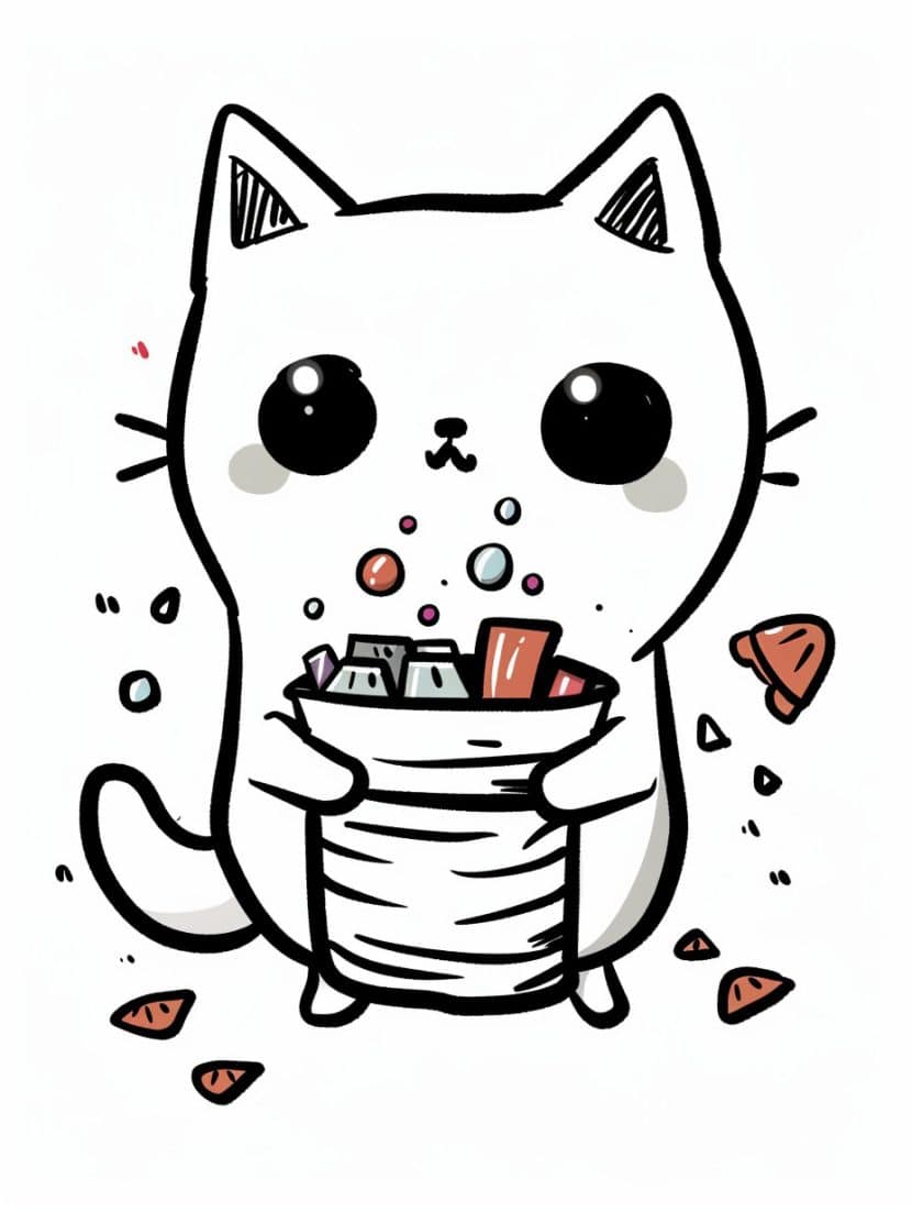 30 Cute and Spooky Ghost Cat Doodles to Draw This Halloween - Brighter ...