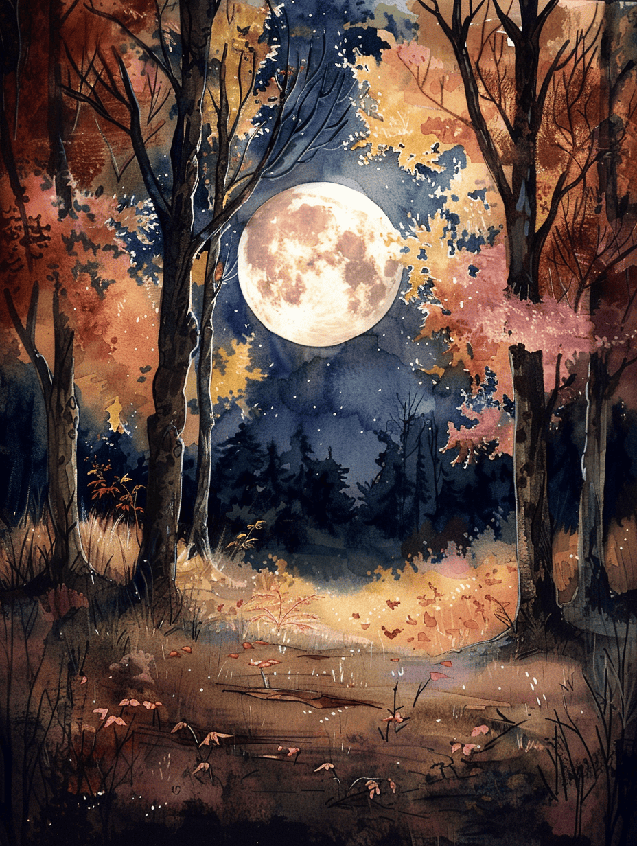 25 Cozy Fall Forest Watercolor Ideas - Brighter Craft