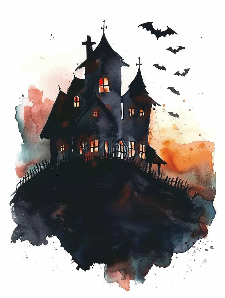 30 Fun and Easy Halloween Watercolor Paintings for All Ages - Brighter ...