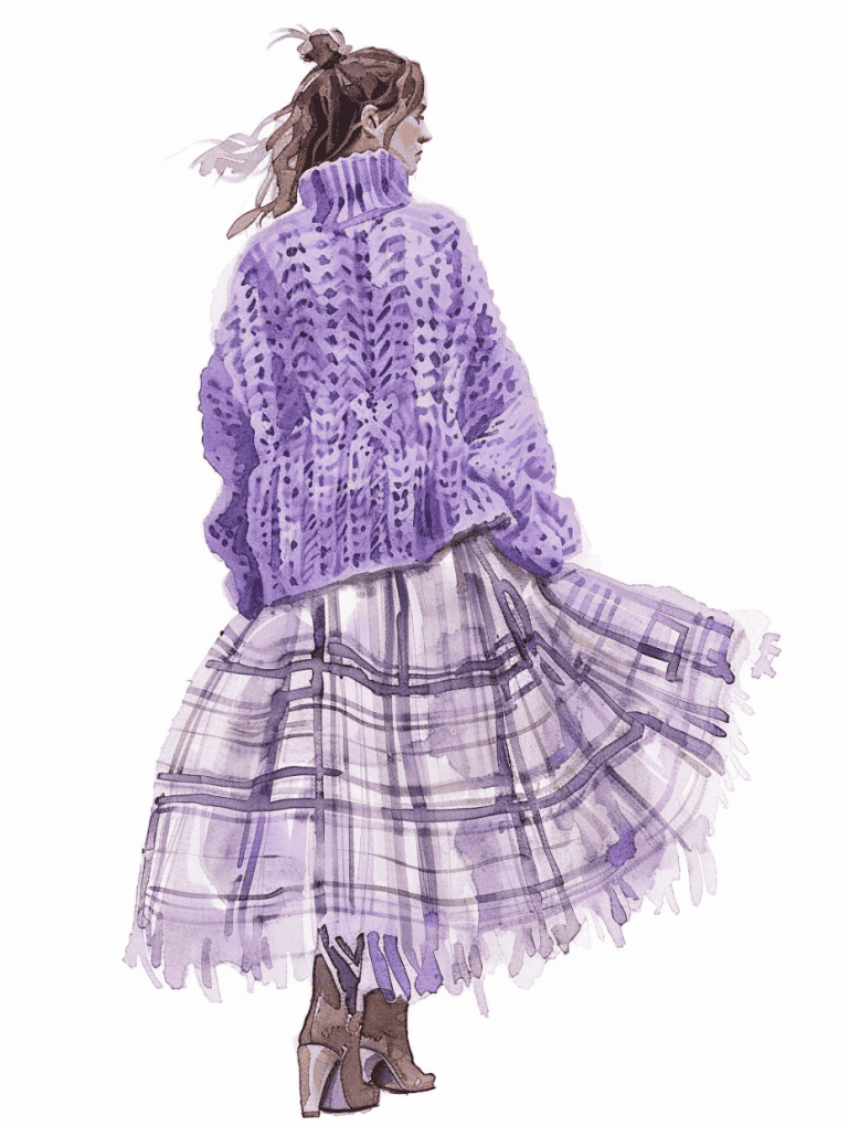 20 Cozy Watercolor Ideas for Winter Fashion - Brighter Craft Winter Fashion
