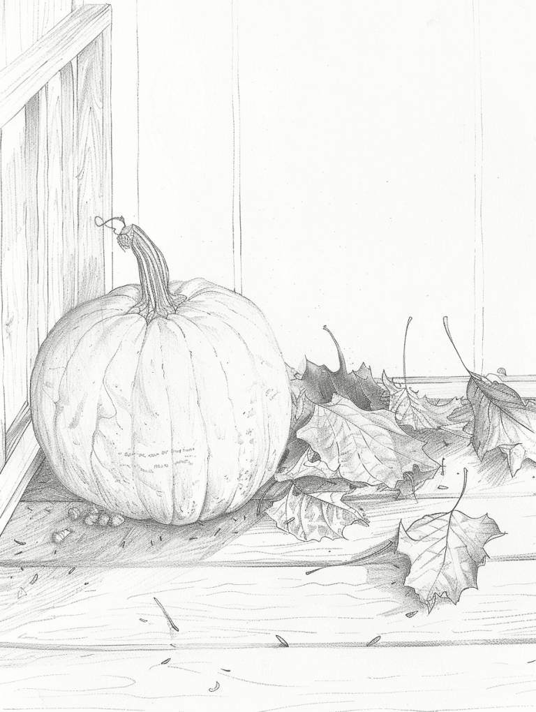 25 Easy Autumn Drawing Tutorials for Beginners - Brighter Craft
