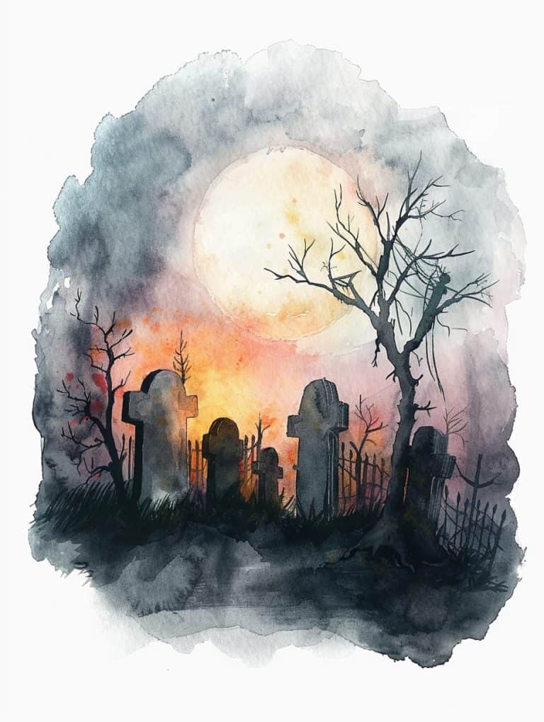 30 Fun and Easy Halloween Watercolor Paintings for All Ages - Brighter ...
