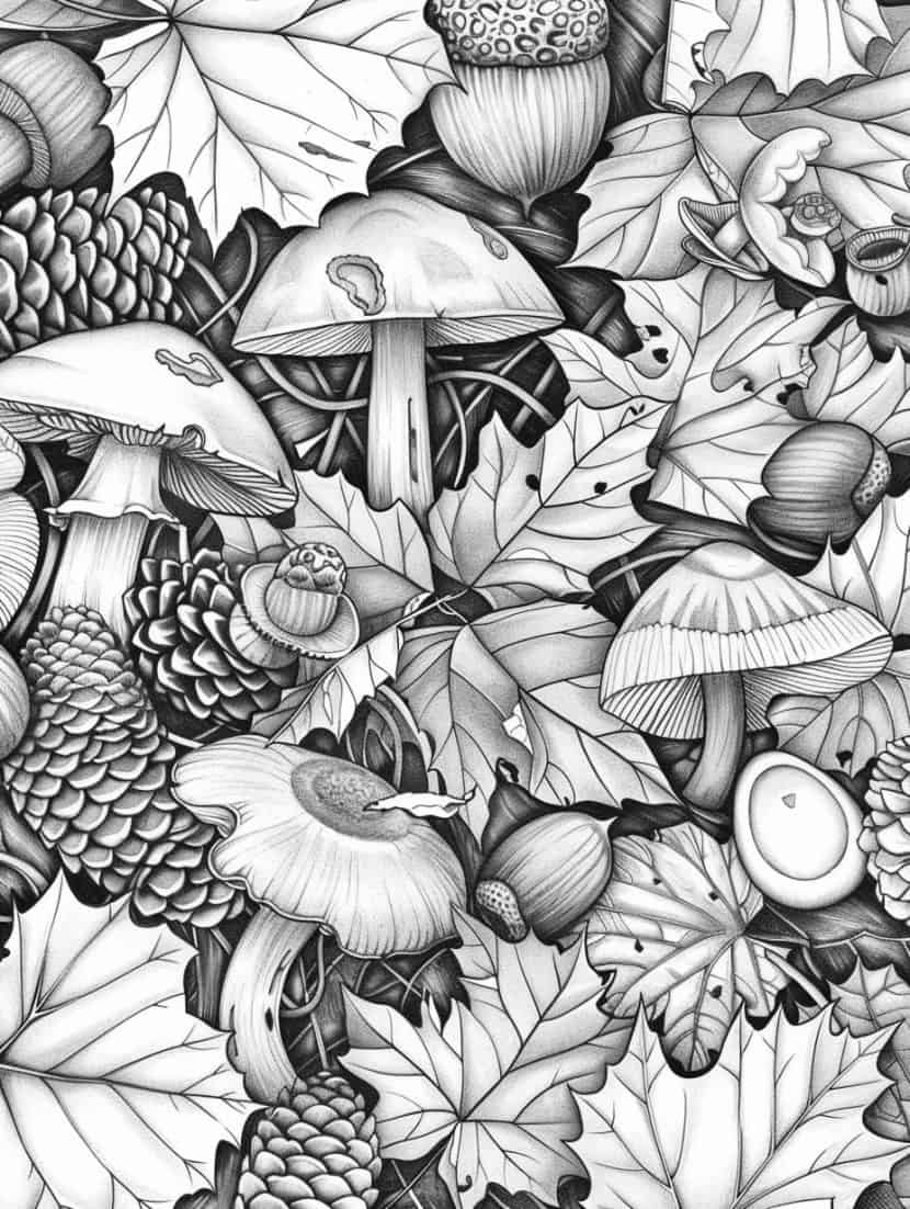 25 Fall Coloring Pages for Cozy Indoor Days - Brighter Craft