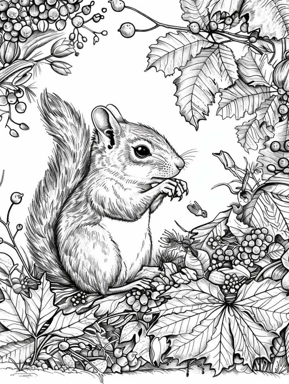 25 Fall Coloring Pages for Cozy Indoor Days - Brighter Craft