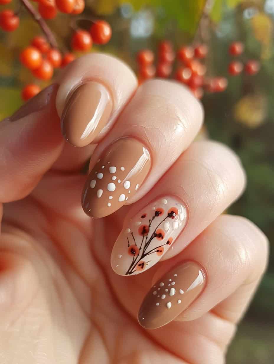 25 Cool Fall Nail Inspiration Ideas to Try This Autumn - Brighter Craft