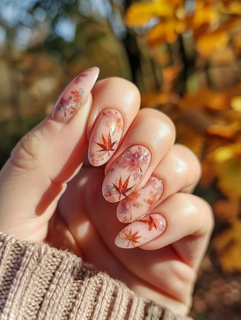 25 Cool Fall Nail Inspiration Ideas to Try This Autumn - Brighter Craft